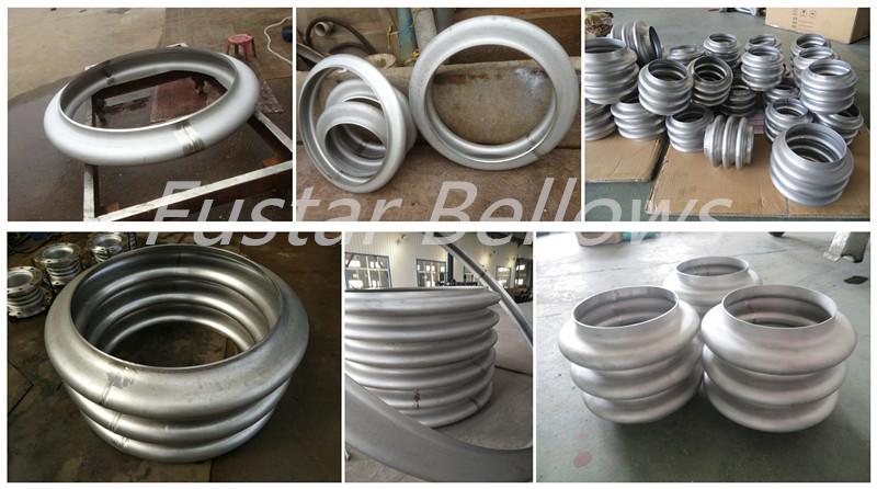 Stainless steel ANSI 304 316L SS321 thick wall bellow expansion joint ...